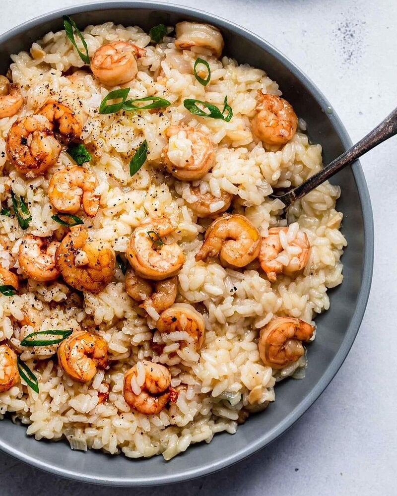 Creamy Shrimp Risotto Recipe | The Feedfeed