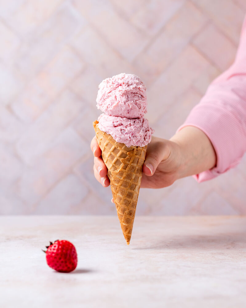 Strawberry Balsamic Ice Cream Recipe | The Feedfeed