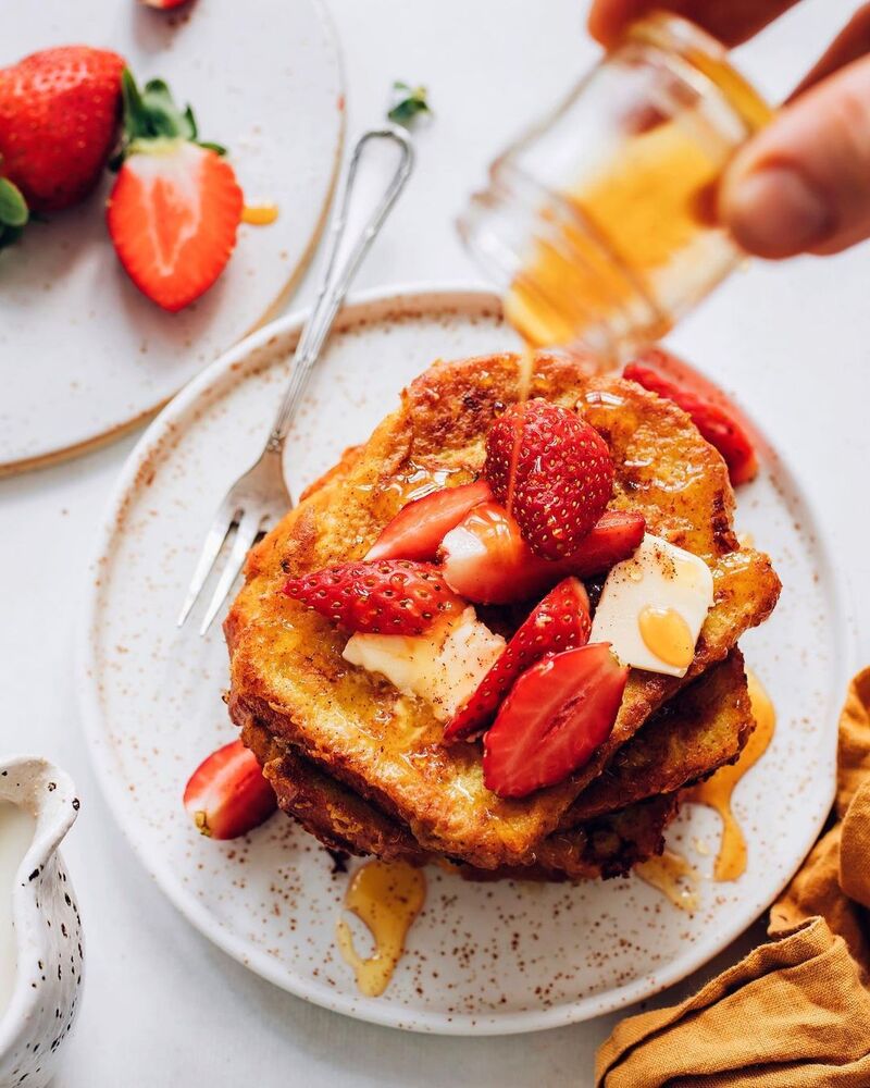 10 Minute Vegan French Toast Recipe The Feedfeed
