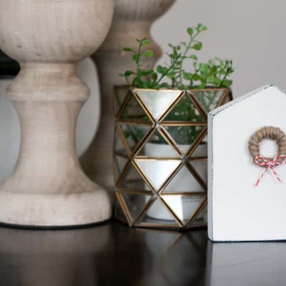 Small wooden house craft | confessions of an overworked mom Recipe ...
