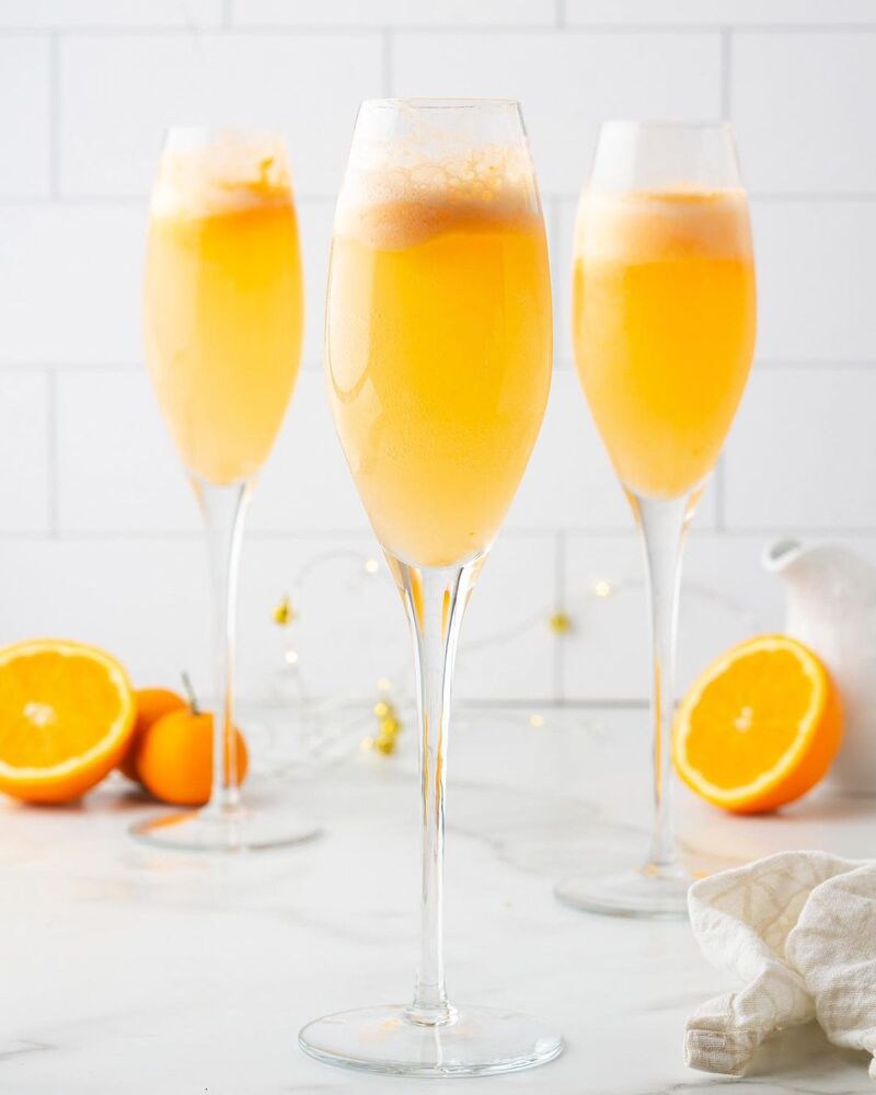 Orange Sherbet Mimosa Mocktail Recipe | The Feedfeed