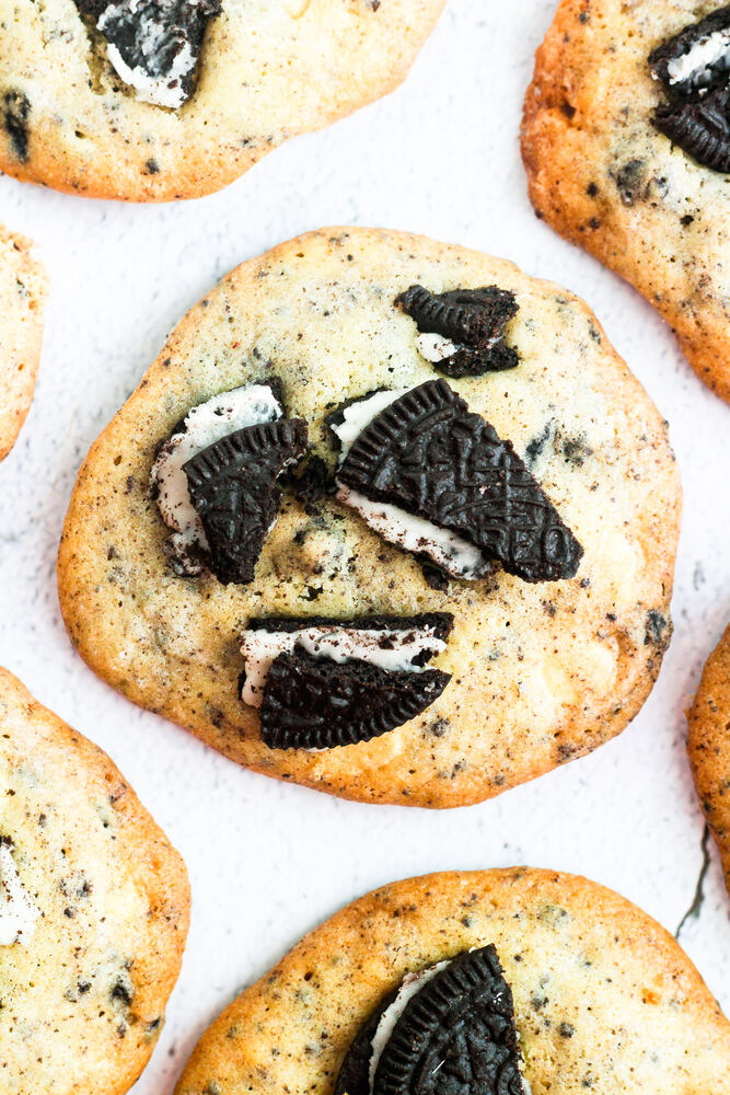 Cookies and Cream White Chocolate Chip Cookies Recipe | The Feedfeed