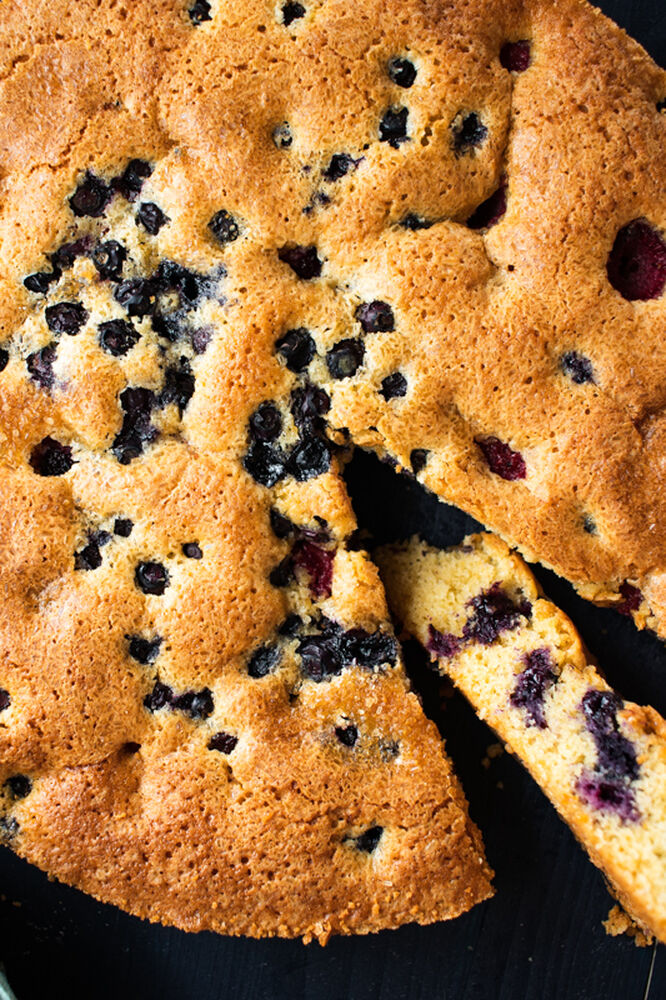 Brown Butter Summer Berry Cake Recipe | The Feedfeed