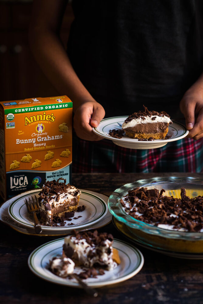 Chocolate Cream Pie with Graham Cracker Crust Recipe | The Feedfeed