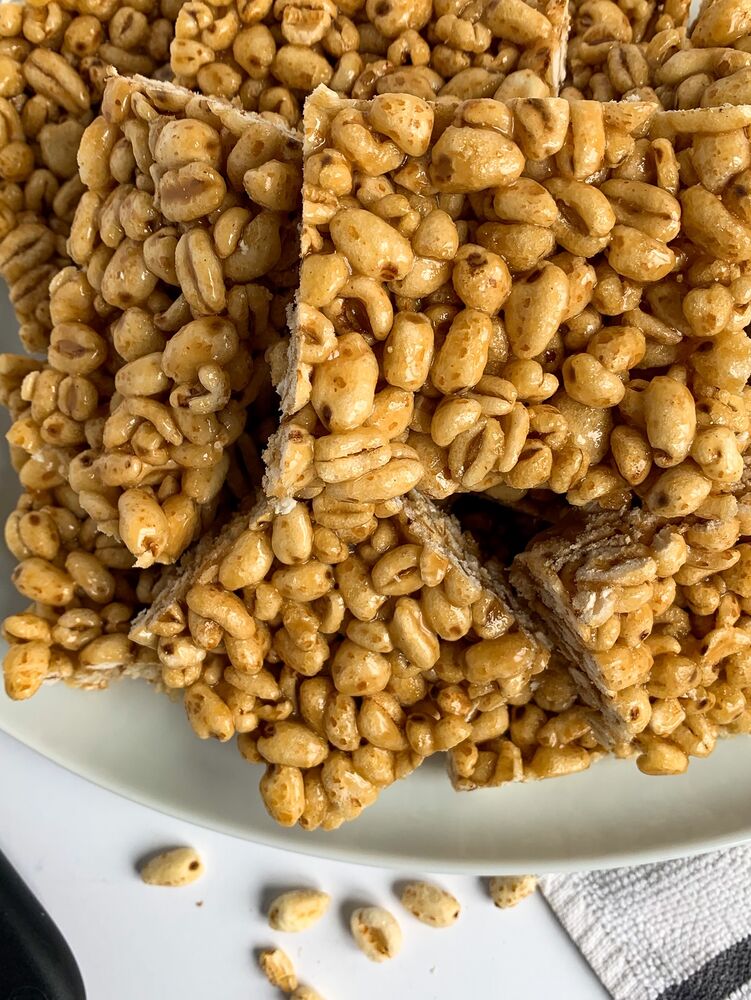 Puffed Wheat Squares Recipe | The Feedfeed