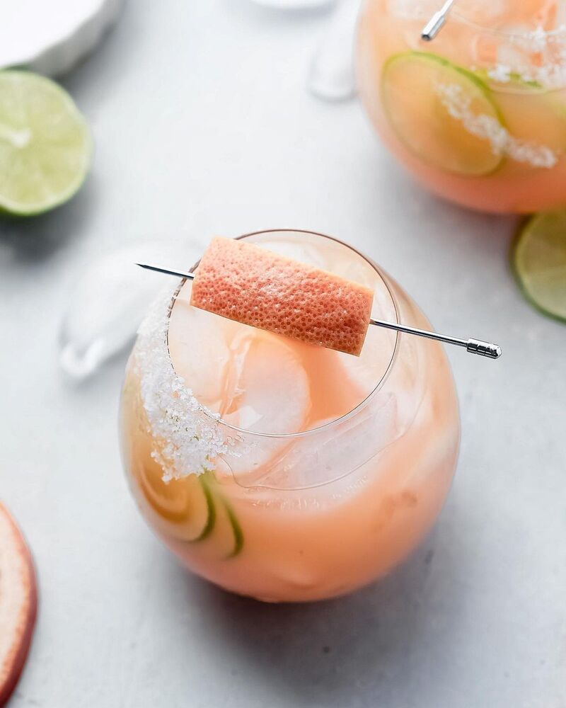 Paloma With Honey Simple Syrup Recipe | The Feedfeed