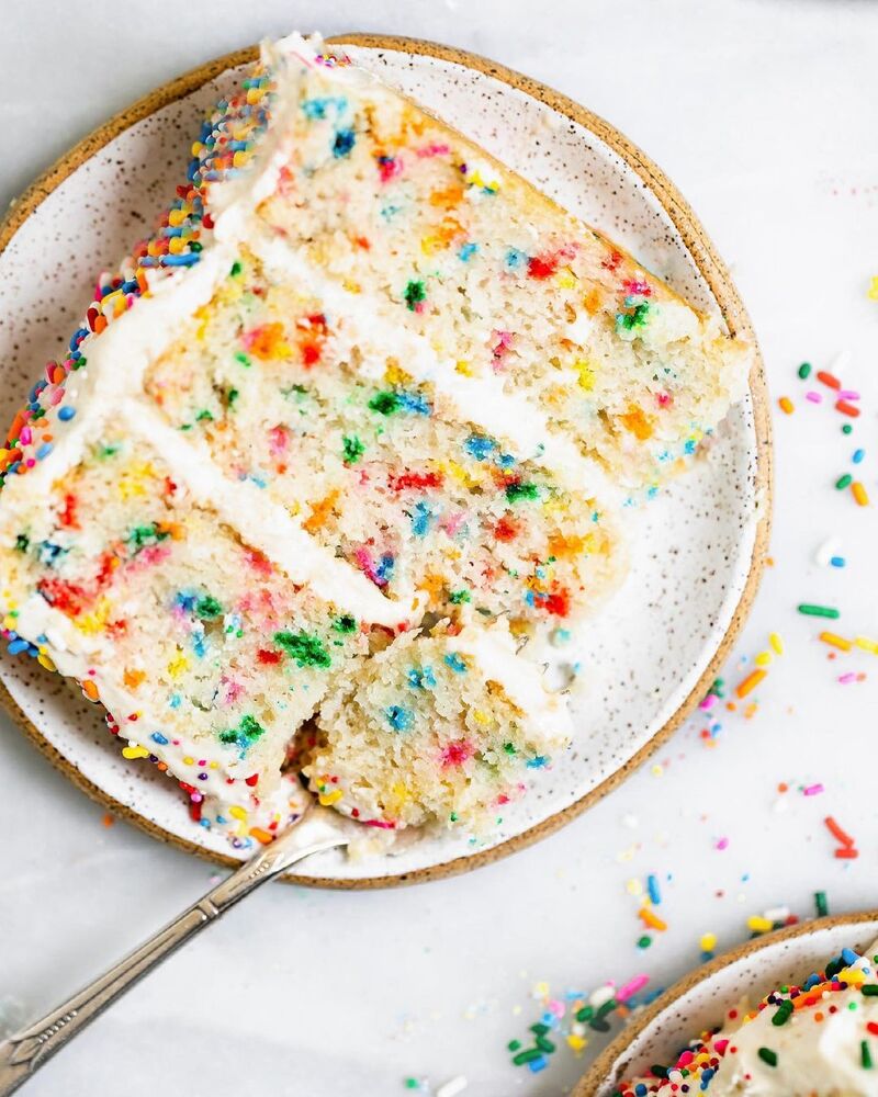 Vegan Funfetti Cake Recipe | The Feedfeed
