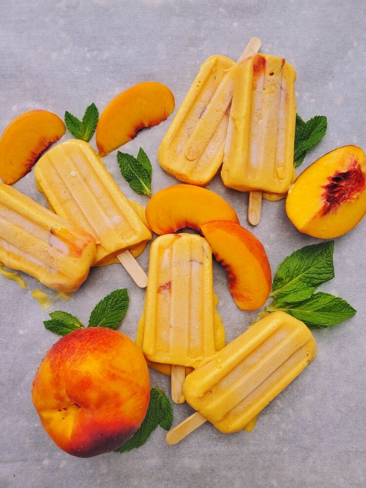 Peach Popsicles Recipe | The Feedfeed