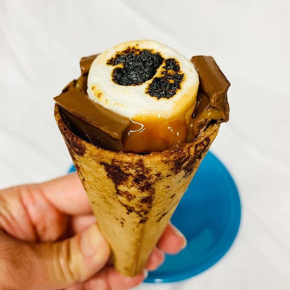 Cookie Cone S'mores Recipe | The Feedfeed