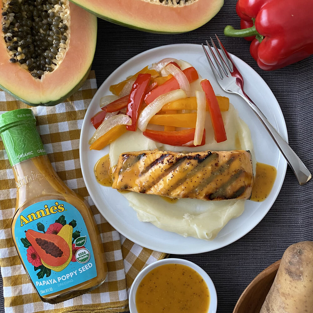 Papaya Poppy Seed Marinated Salmon Recipe | The Feedfeed