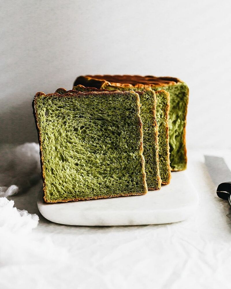 Matcha Shokupan (Japanese Milk Bread ) Recipe | The Feedfeed
