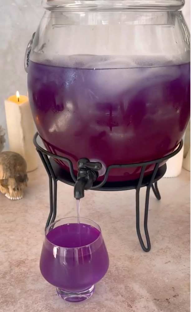 Purple Punch Drink Recipe Sparkling Grape Lemonade Purple Punch