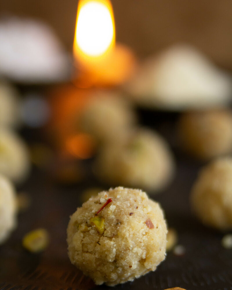 Almond-Coconut Laddoos Recipe | The Feedfeed