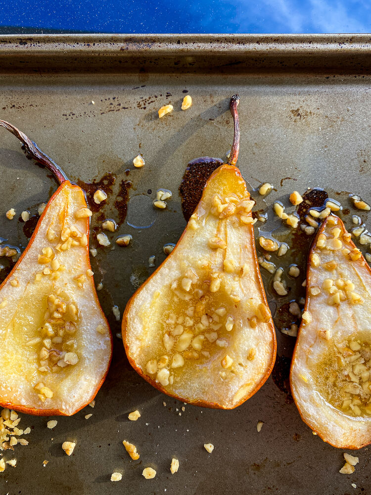 Honey Butter Roasted Pears Recipe | The Feedfeed