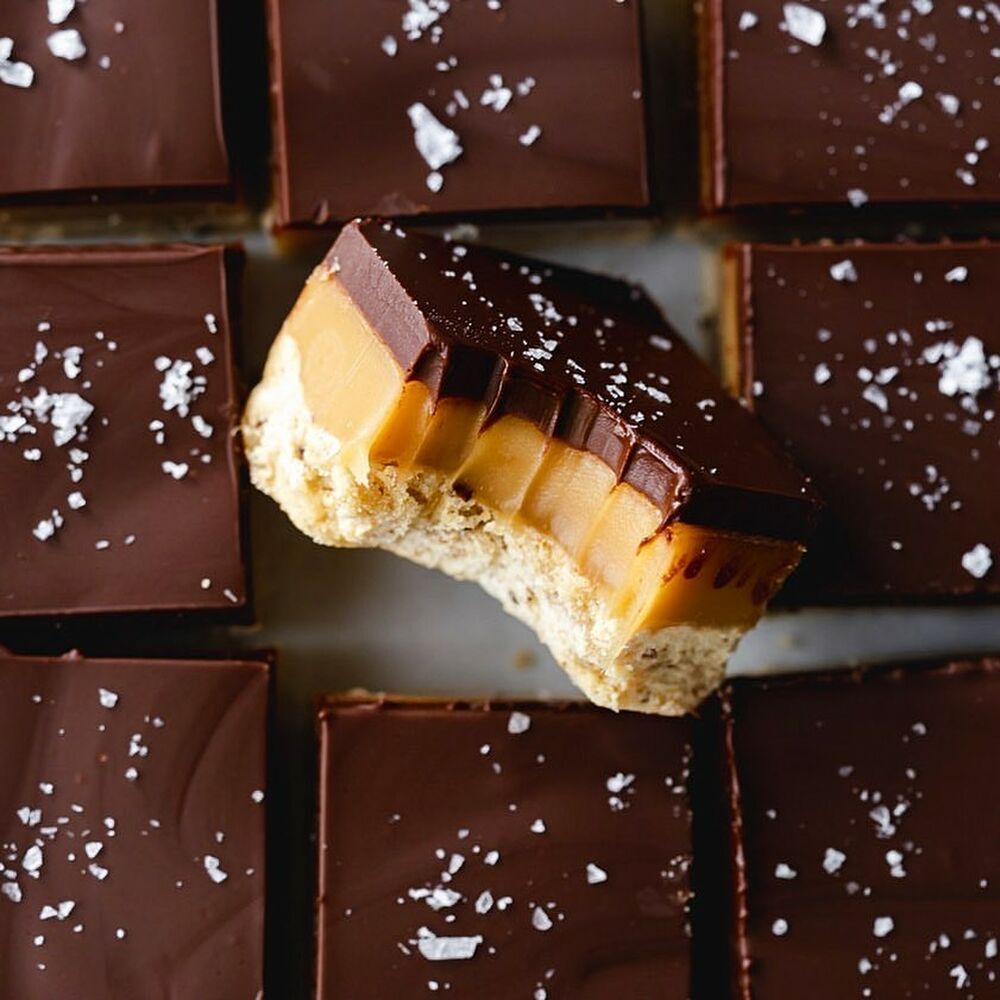 Vegan Butterscotch Millionaires Shortbread Recipe | The Feedfeed