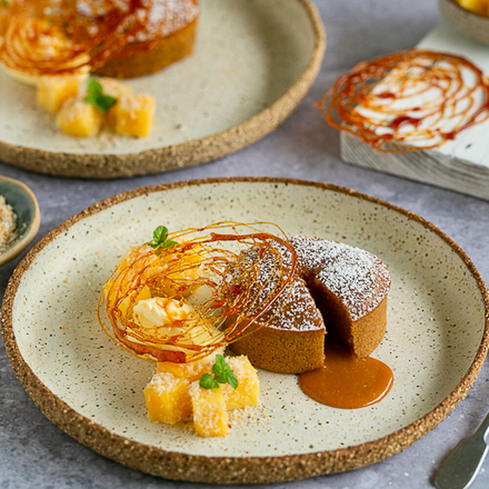 Salted Caramel Fondant with Mango by between2kitchens | Quick & Easy ...