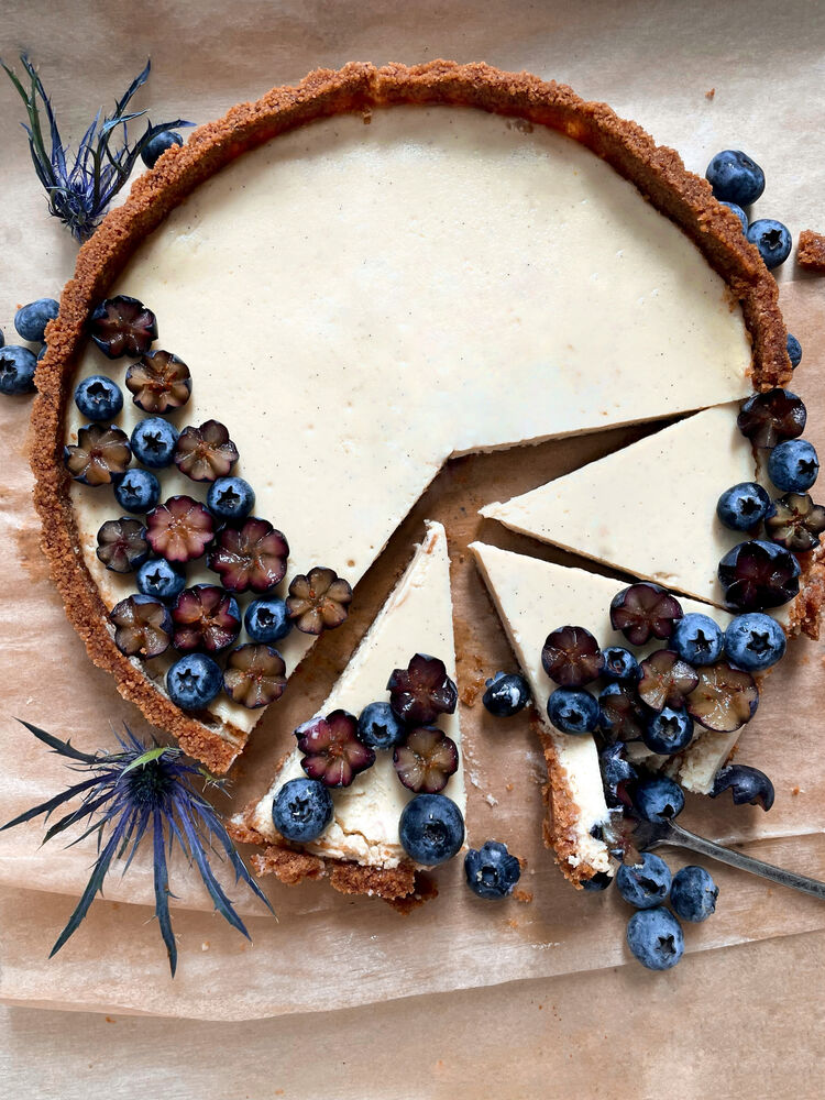 Vanilla Bean Bourbon Skyr Tart Recipe | The Feedfeed