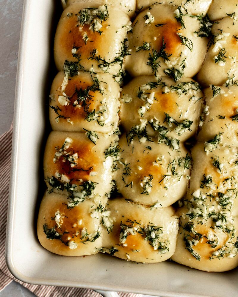 pampushki | ukrainian garlic bread rolls Recipe | The Feedfeed