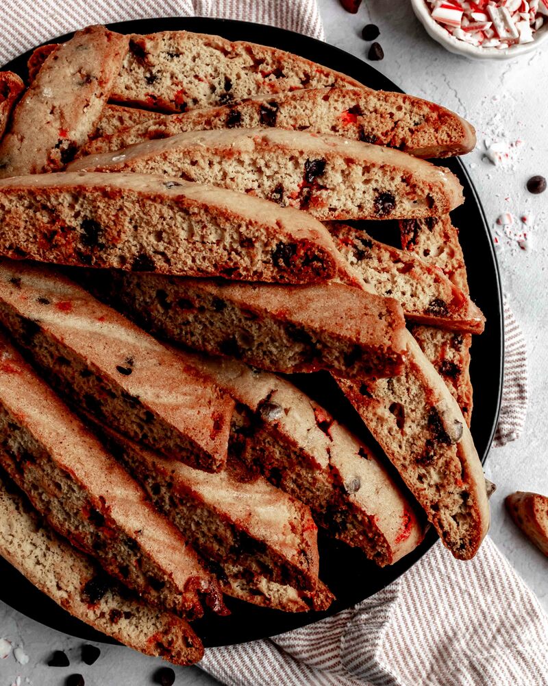 chocolate peppermint biscotti Recipe | The Feedfeed