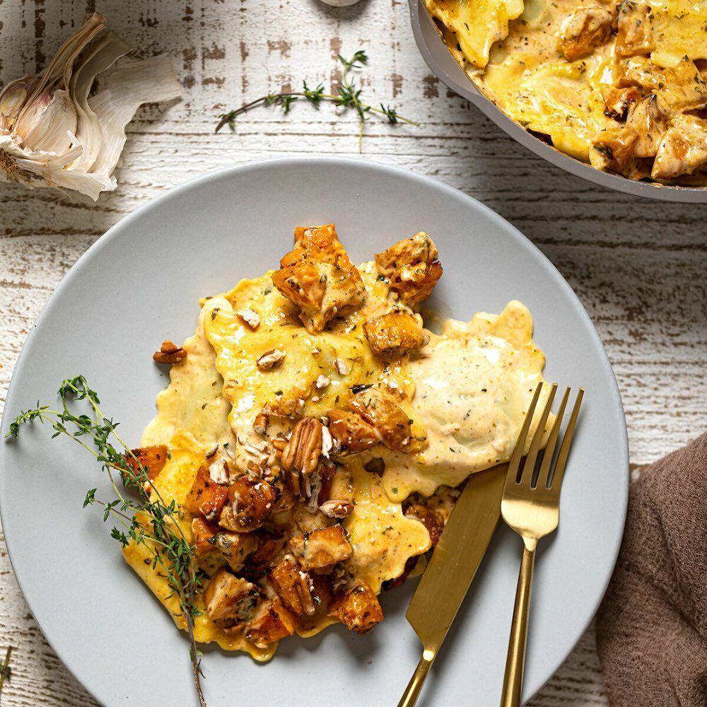 Roasted Butternut Squash Ravioli Recipe | The Feedfeed