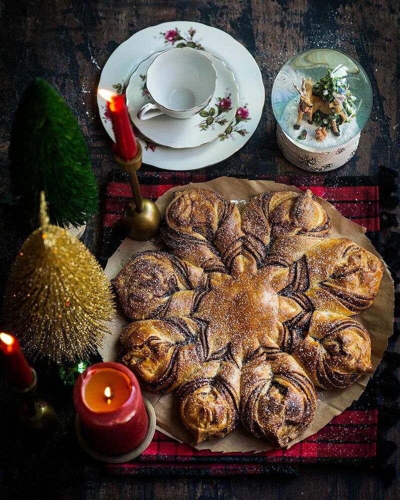 Nutella Star Bread Recipe | The Feedfeed