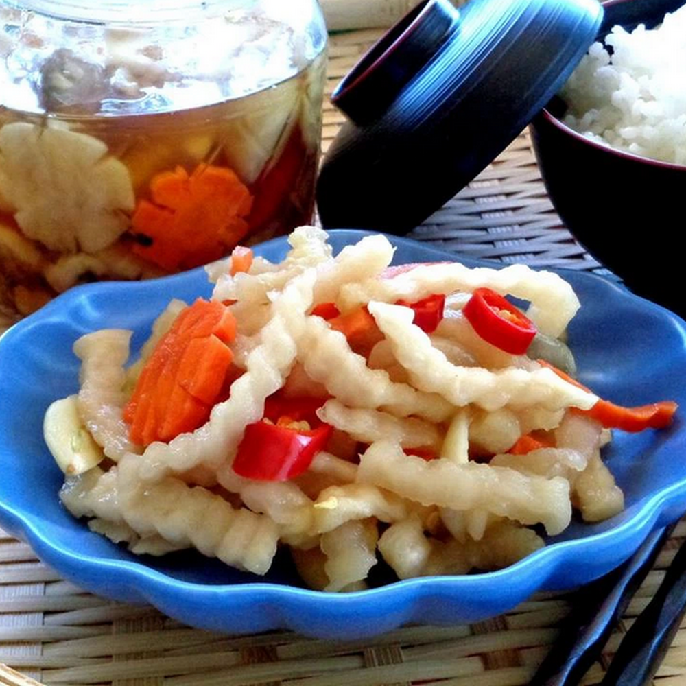 Dua mon recipe – vietnamese pickled vegetables in fish sauce - yummy ...