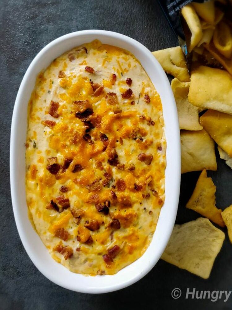 Quick and Easy Cheddar and Bacon Dip Recipe | The Feedfeed