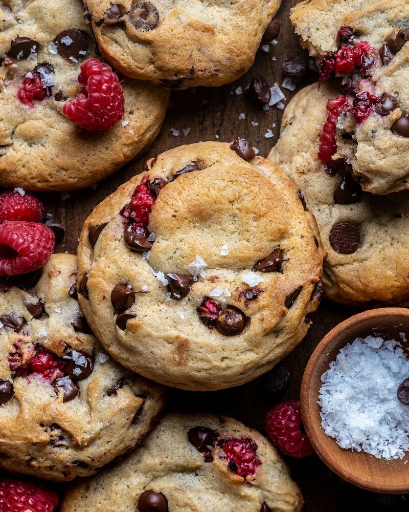 Raspberry Chocolate Chip Cookies Recipe | The Feedfeed