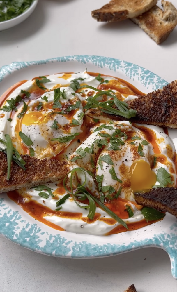 Turkish Eggs (Çilibir) Recipe | The Feedfeed