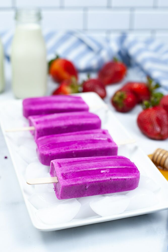 Dragon Fruit Popsicle Recipe | The Feedfeed