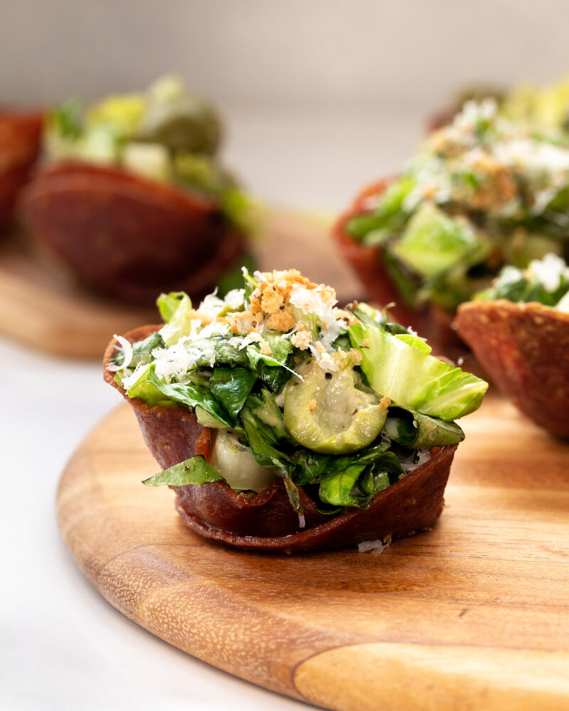 Fiorucci Salami Salad Cups Recipe | The Feedfeed