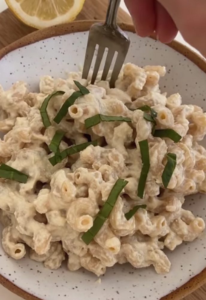 Vegan Lemon Tofu Ricotta Pasta Recipe | The Feedfeed