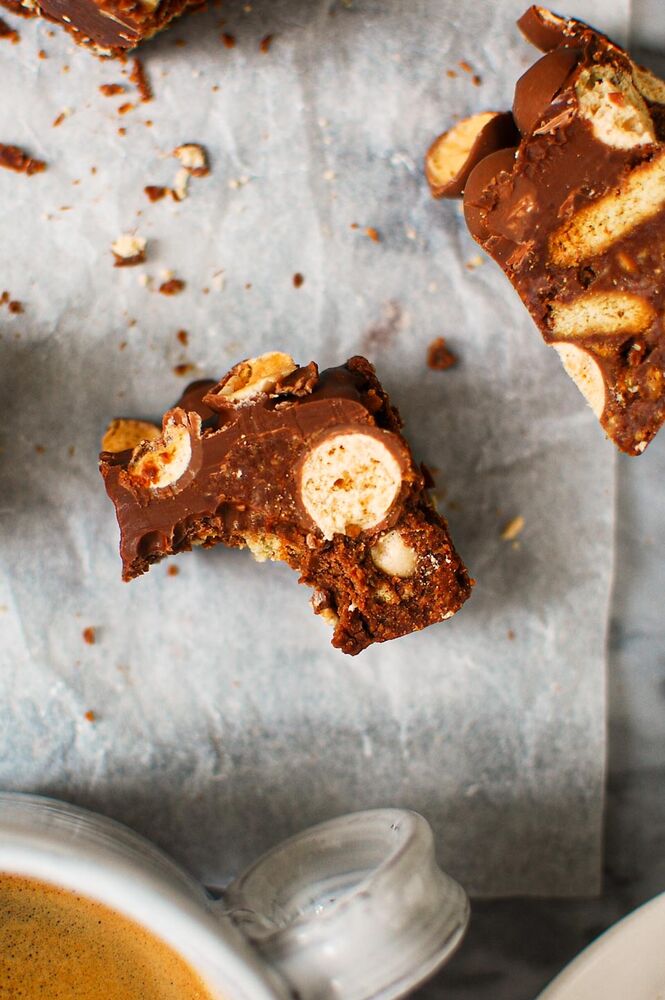 Malteser tray bake Recipe | The Feedfeed