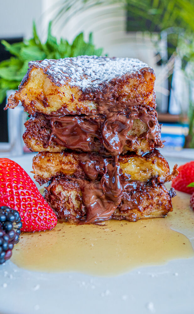 Chocolate Challah French Toast Recipe | The Feedfeed