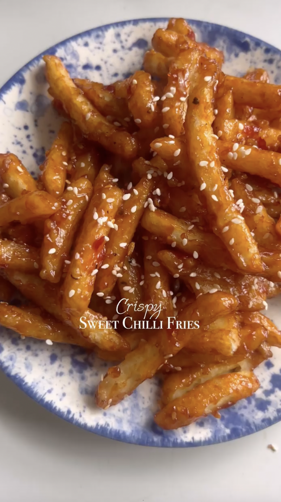 Crispy Sweet Chilli Fries Recipe | The Feedfeed