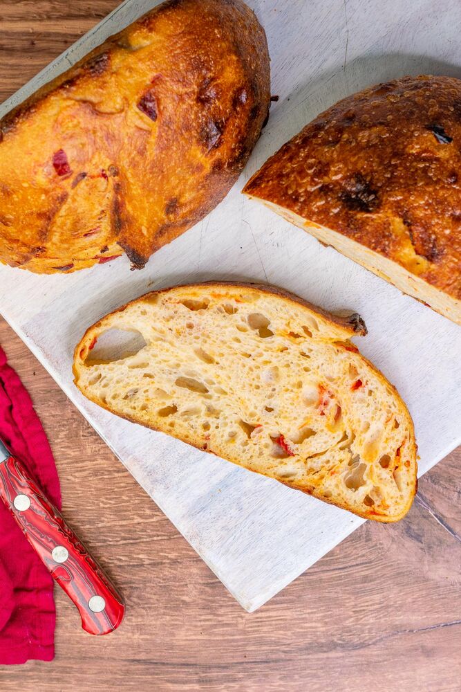 Calabrian Chili and Honey Sourdough Bread Recipe | The Feedfeed