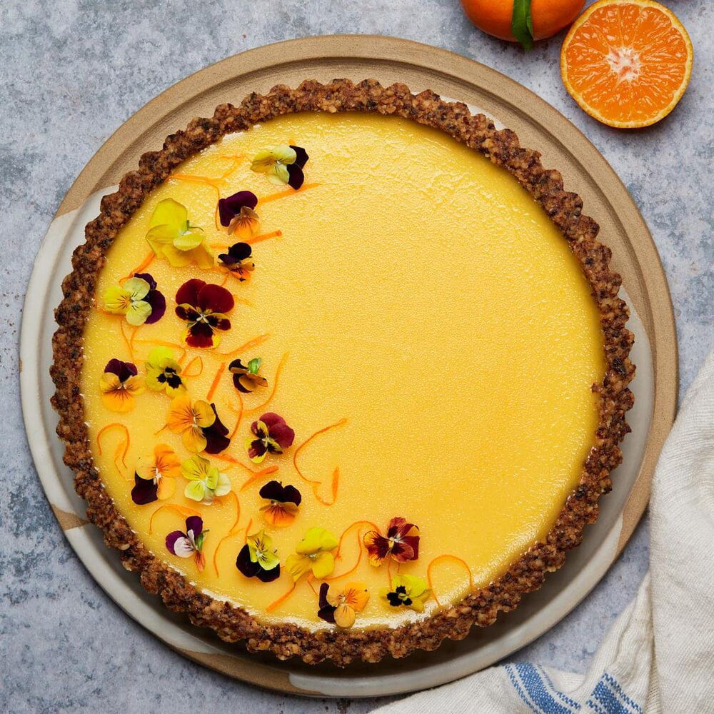 Gluten Free Mandarin Tart Recipe | The Feedfeed