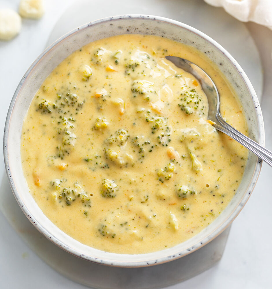 Broccoli Cheese Soup Recipe The Feedfeed