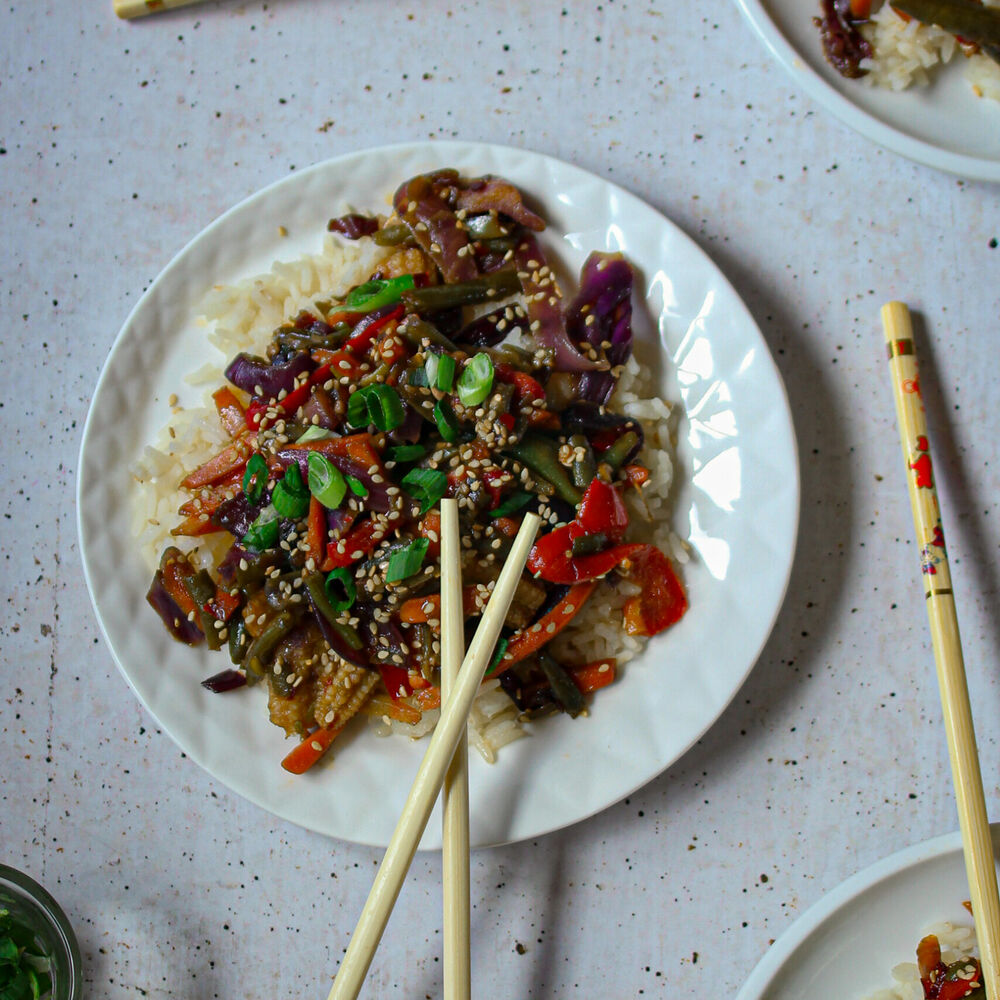 Mongolian Vegetable Stir Fry Recipe | The Feedfeed