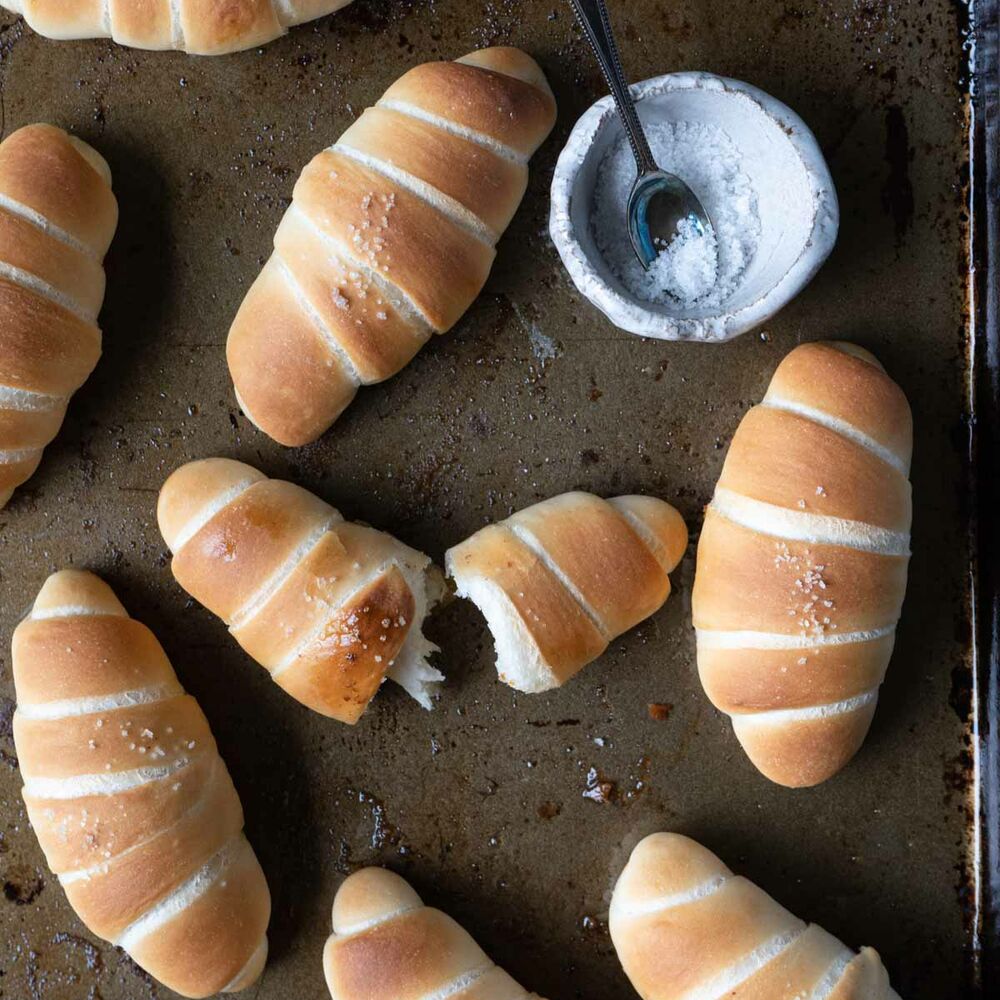 Shio pan 塩パン (Japanese sea salt butter rolls) Recipe | The Feedfeed