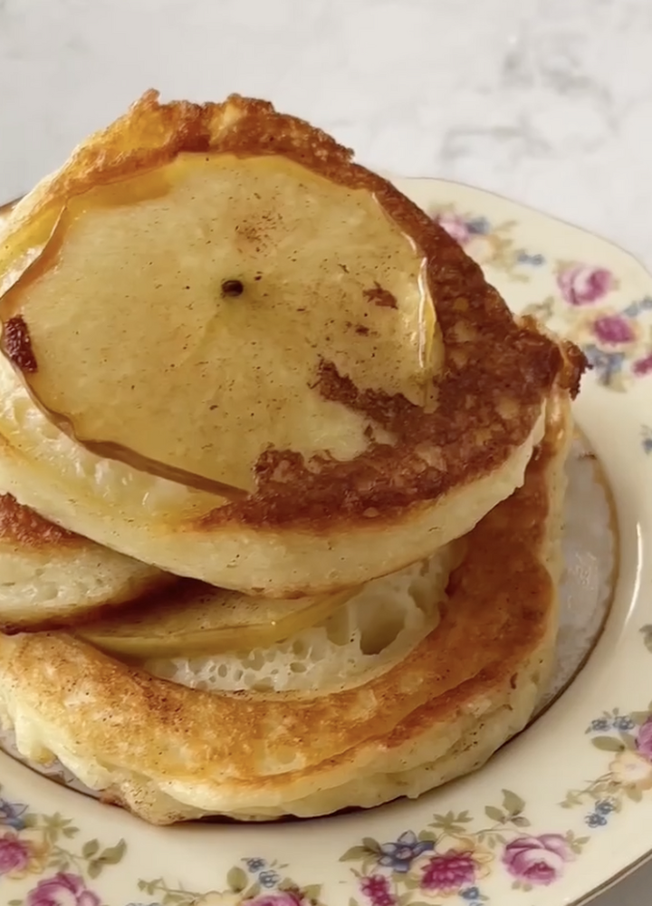 Fluffy Apple Oladky (Ukrainian Pancakes) Recipe | The Feedfeed
