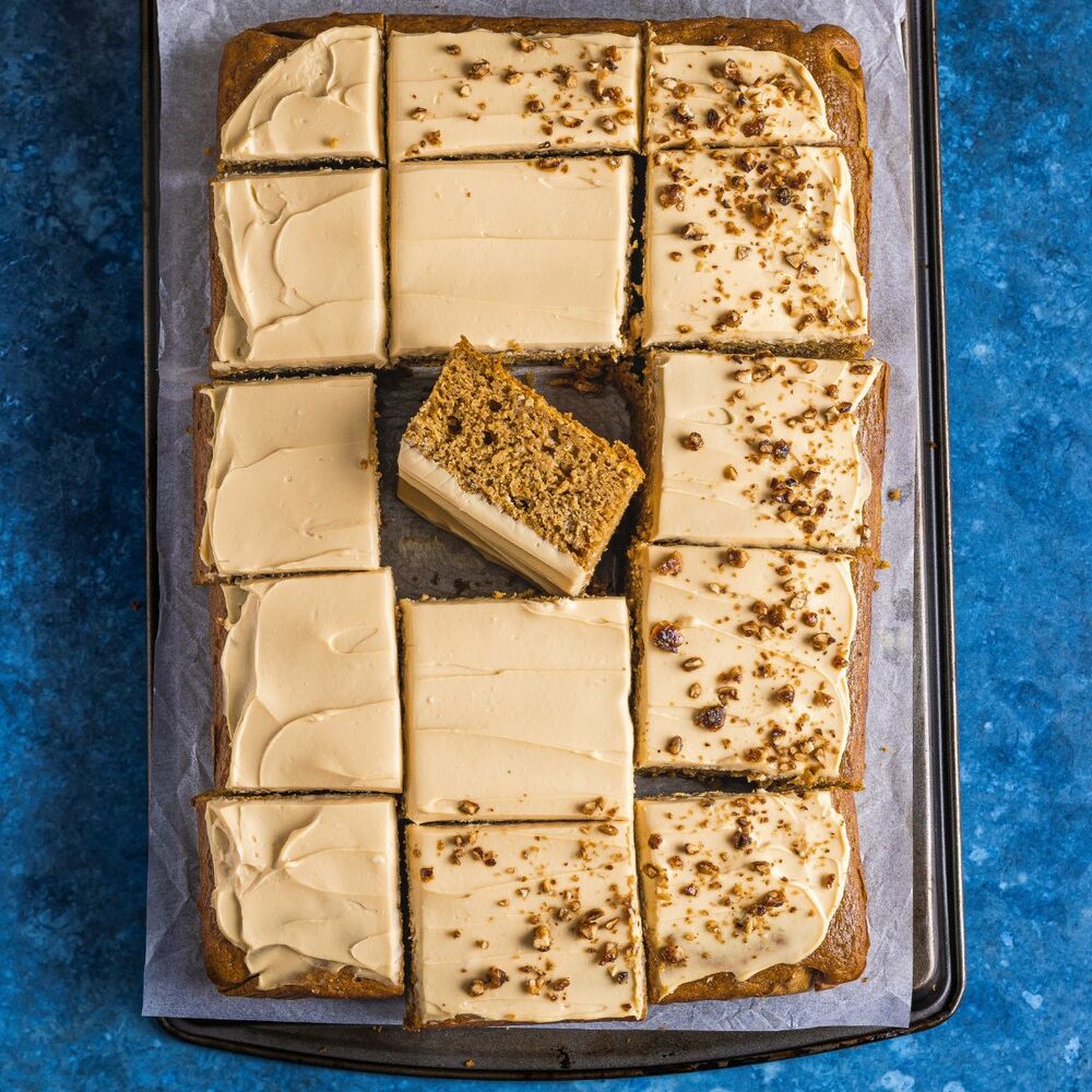 Pumpkin Spice Cake Bars Using Cake Mix Recipe | The Feedfeed