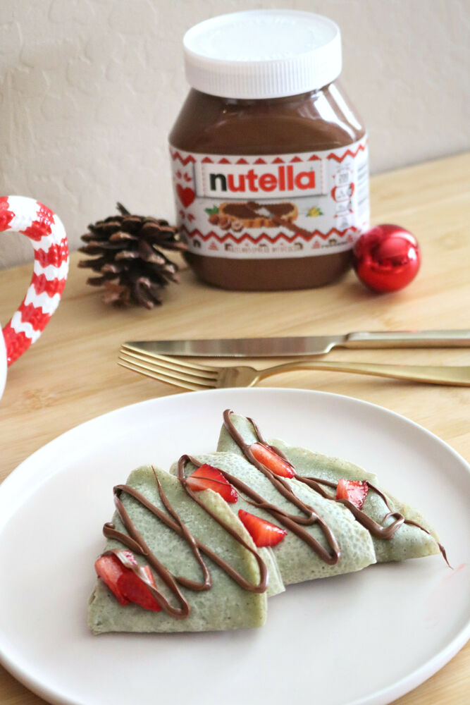 Fancy Blue Corn Crepes with Nutella | Video Recipe The Feedfeed