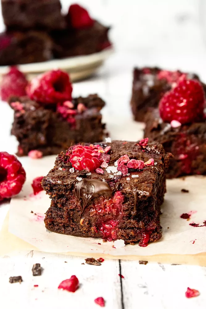 Raspberry Brownies Recipe | The Feedfeed