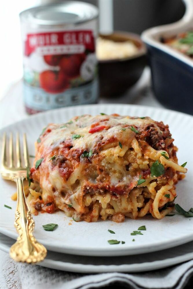 Fire Roasted Tomato Baked Spaghetti | Video Recipe The Feedfeed