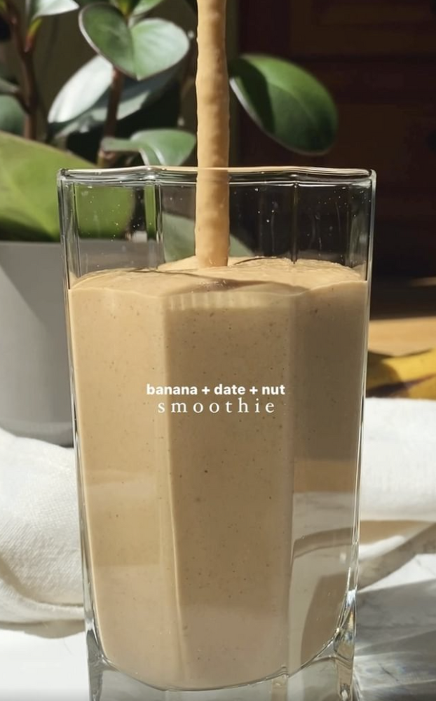Banana Date Nut Smoothie Recipe | The Feedfeed