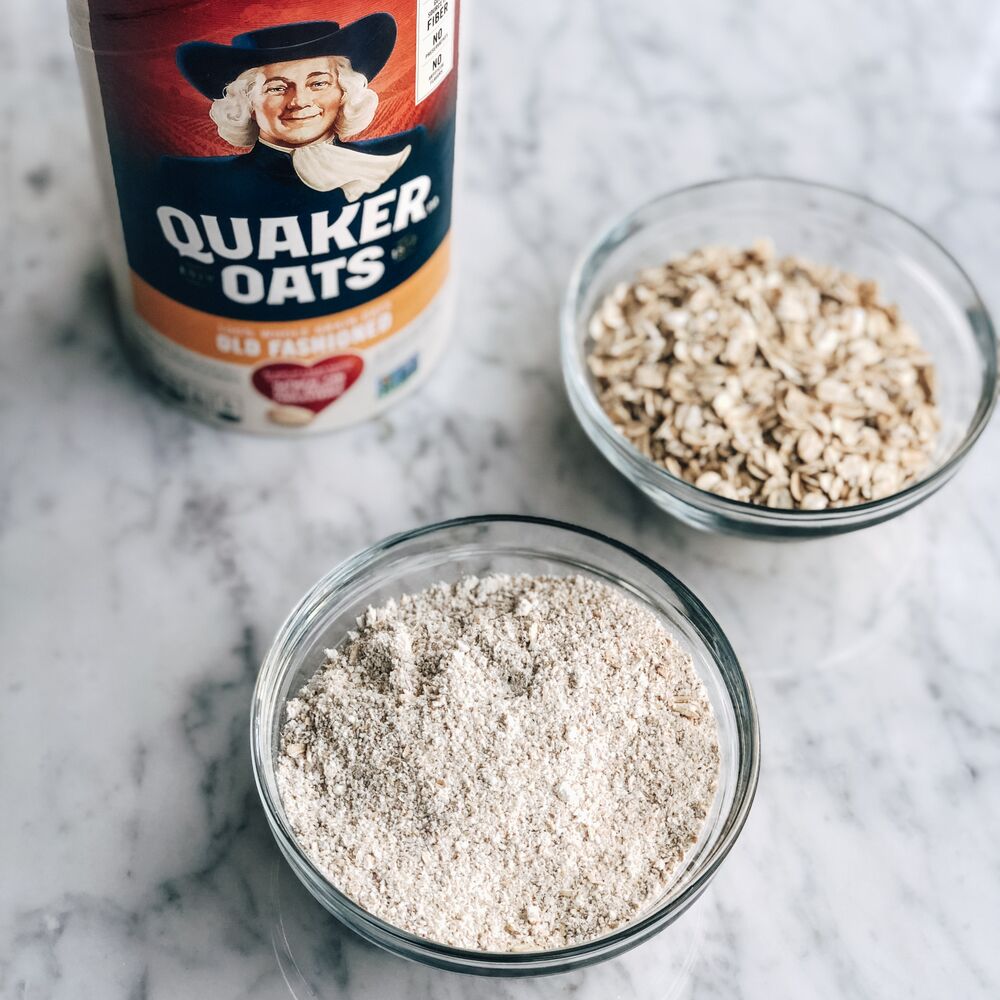 Quaker oat flour 101 + butternut squash oat bars - nutrition happens ...