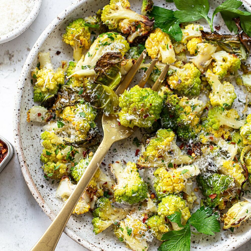 Parmesan Roasted Romanesco — Quick and Easy! Recipe | The Feedfeed