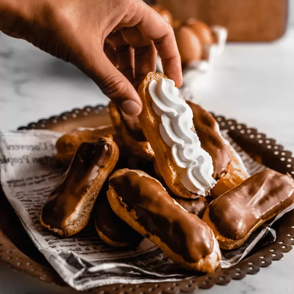 How To Make Air Fryer Eclairs Recipe | The Feedfeed