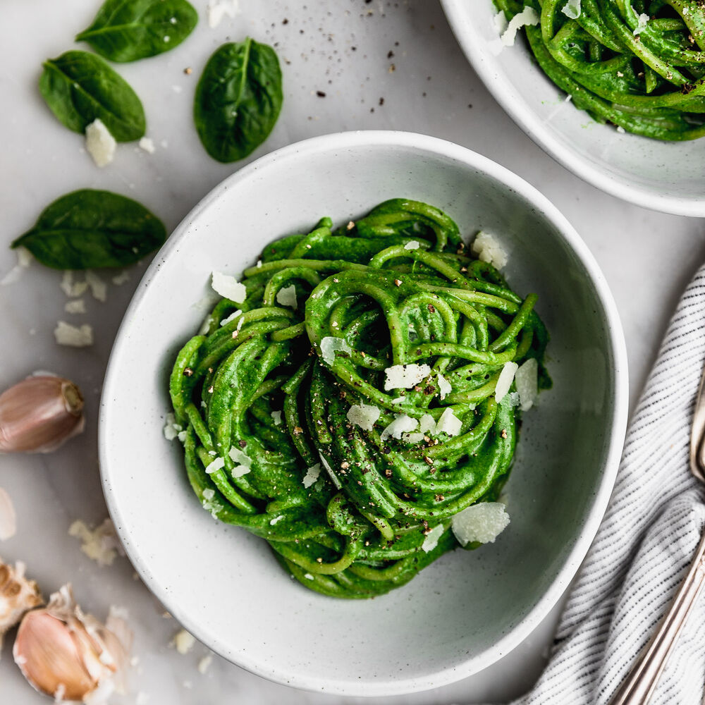 Tallarines Verdes (Peruvian Green Spaghetti) Recipe | The Feedfeed